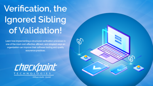 Verification, the Ignored Sibling of Validation! - Checkpoint ...